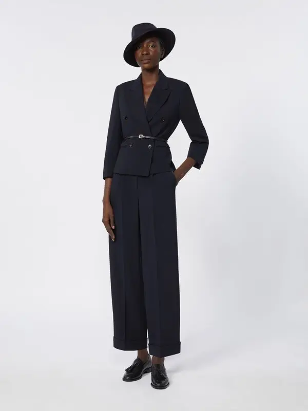 Max Mara High-waisted Wool Trousers