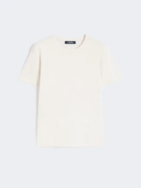 Max Mara Embroidered Jersey T-shirt - Sand