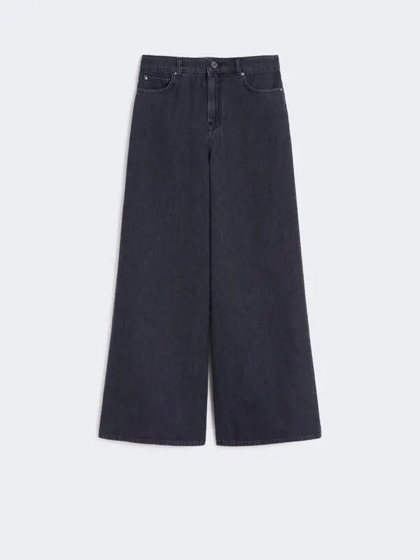 Max Mara Wide-leg Denim Jeans - Black