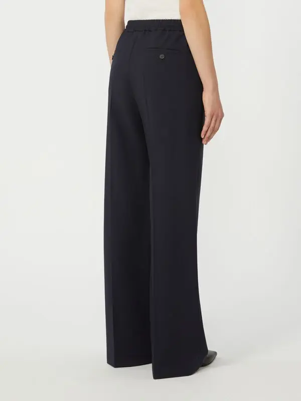 Max Mara Pure Woollen Cloth Straight Trousers