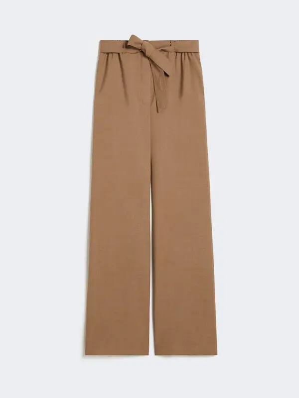Max Mara Stretch Wool Cloth Trousers