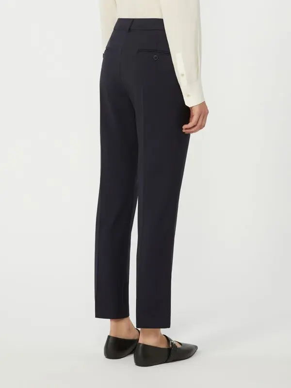 Max Mara Stretch Wool Cigarette Trousers