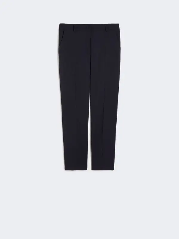 Max Mara Stretch Wool Cigarette Trousers