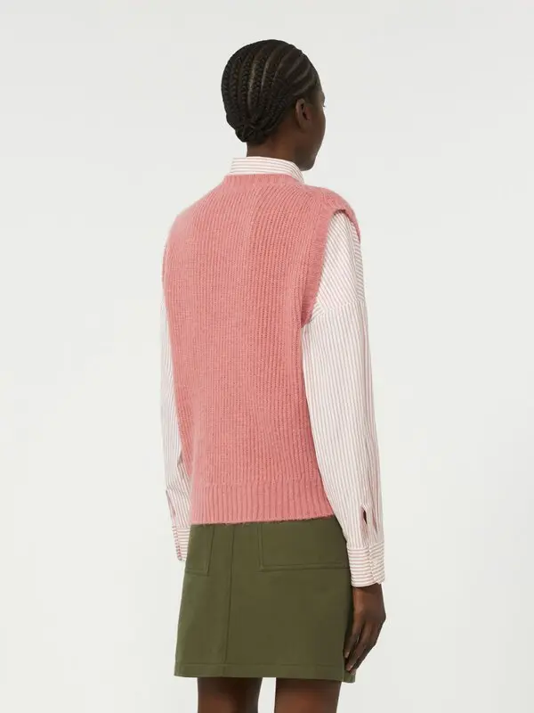 Max Mara Mohair-blend Gilet