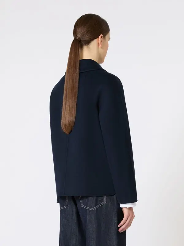 Max Mara Short Wool Jacket - Midnightblue