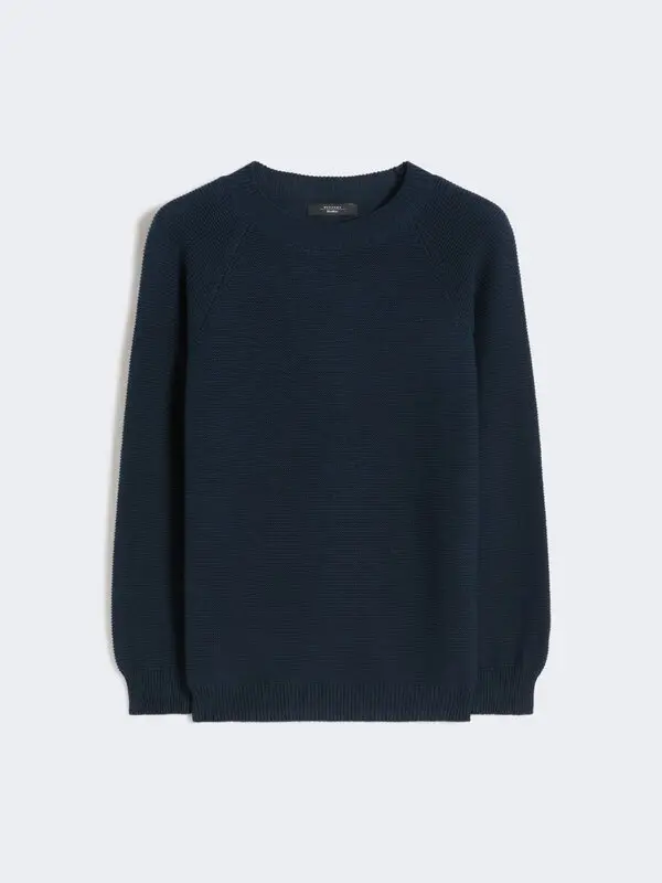 Max Mara Cotton Sweater - Navy