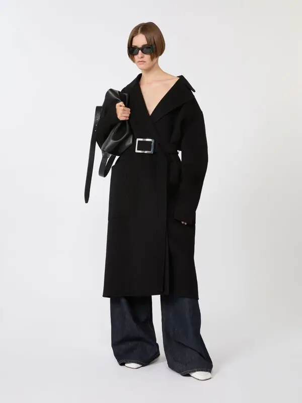Max Mara Pure Wool Wrap Coat