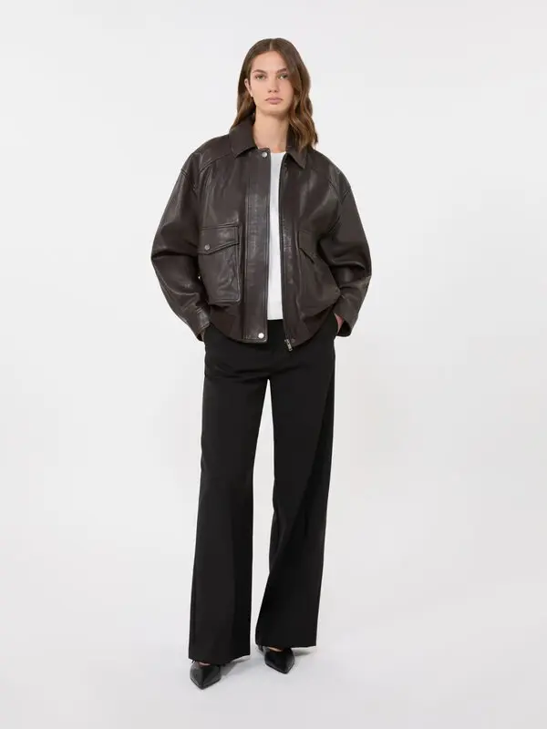 Max Mara Leather Jacket