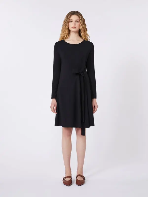 Max Mara Crepe Jersey Mini Dress