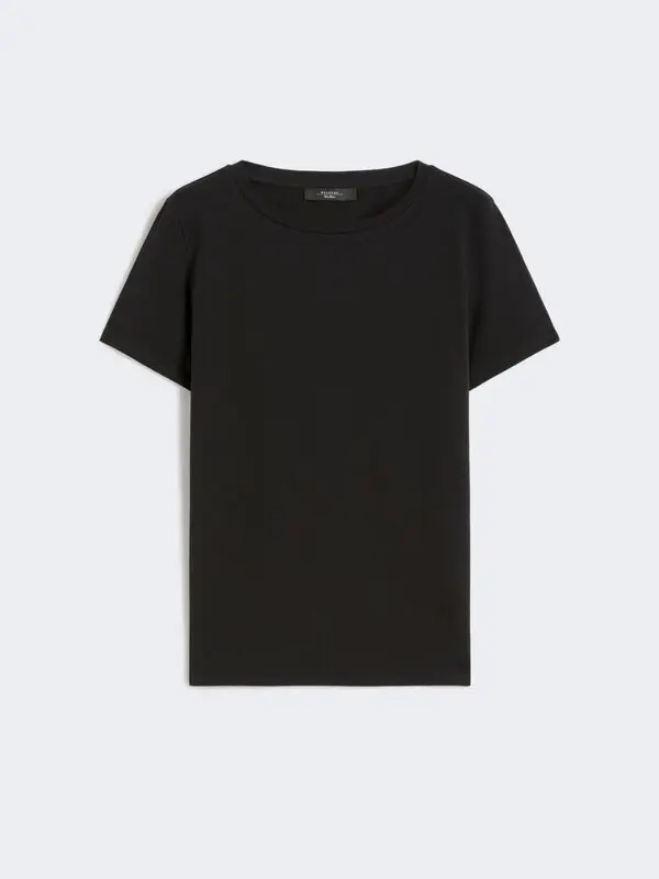 Max Mara Basic Cotton Jersey T-shirt - Black