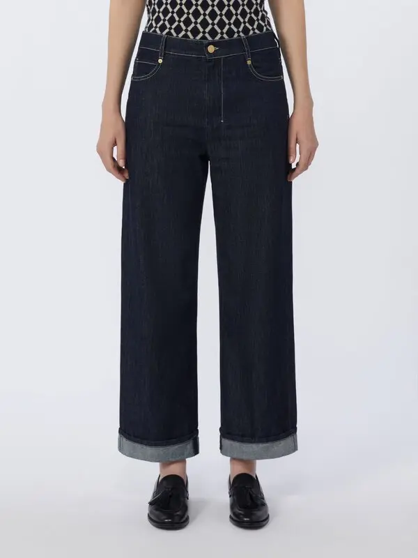 Max Mara Denim Turn-up Jeans