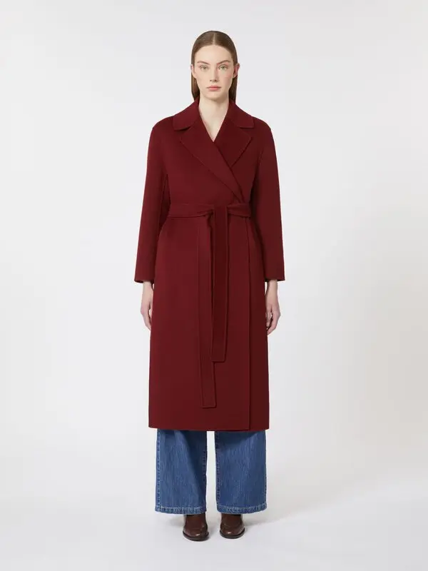 Max Mara Wool Robe Coat - Raspberry