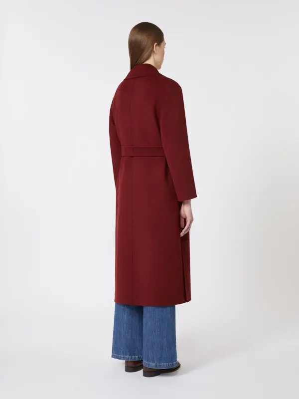 Max Mara Wool Robe Coat - Raspberry