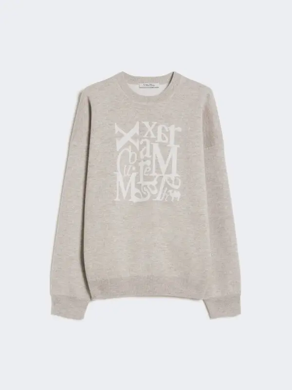 Max Mara Wool And Cashmere Crew-neck Sweater - Beige