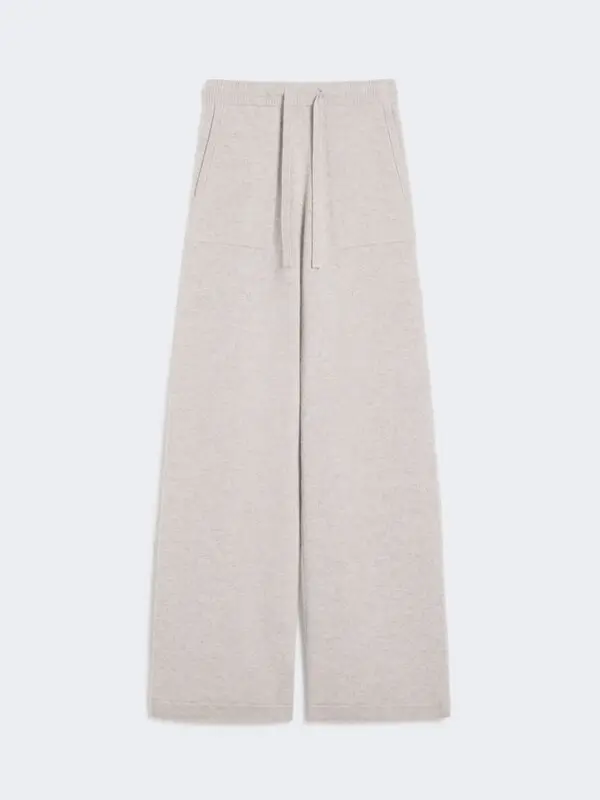 Max Mara Wool And Cashmere Knit Trousers