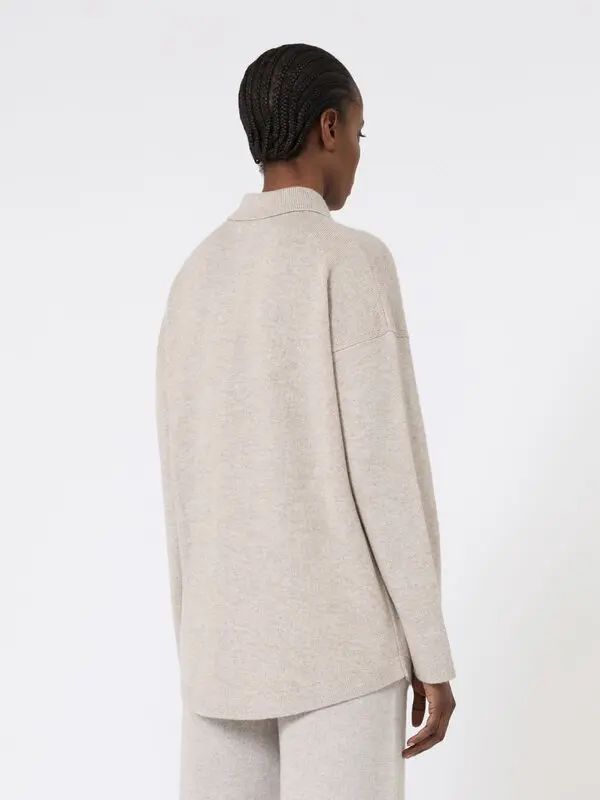 Max Mara Wool And Cashmere Cardigan - Beige