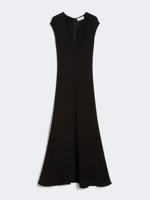 Max Mara Long Dress With V-neck