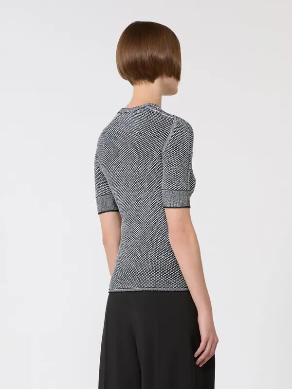 Max Mara Viscose Knit Mesh Jumper
