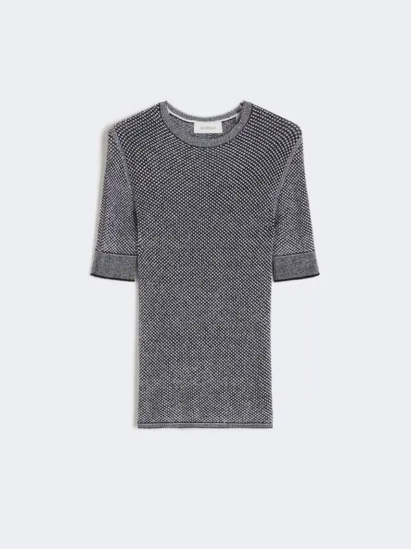 Max Mara Viscose Knit Mesh Jumper