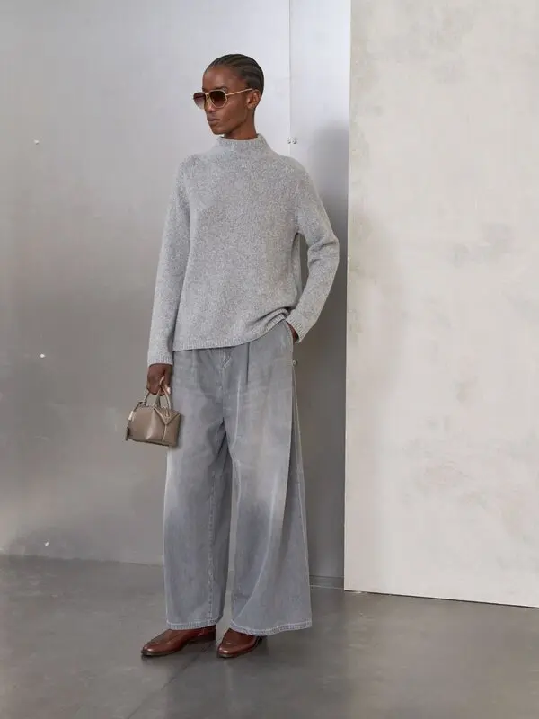 Max Mara Wool And Cashmere Sweater - Medium Grey