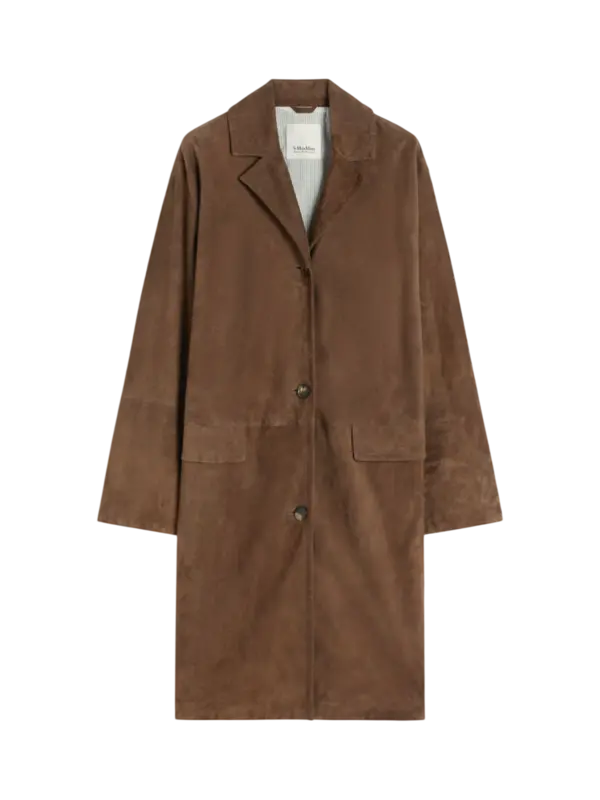 Max Mara Suede Overcoat