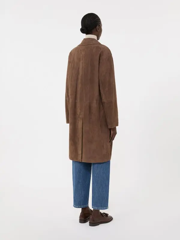 Max Mara Suede Overcoat