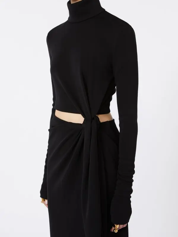 Max Mara Jersey Dress With Knot Detail