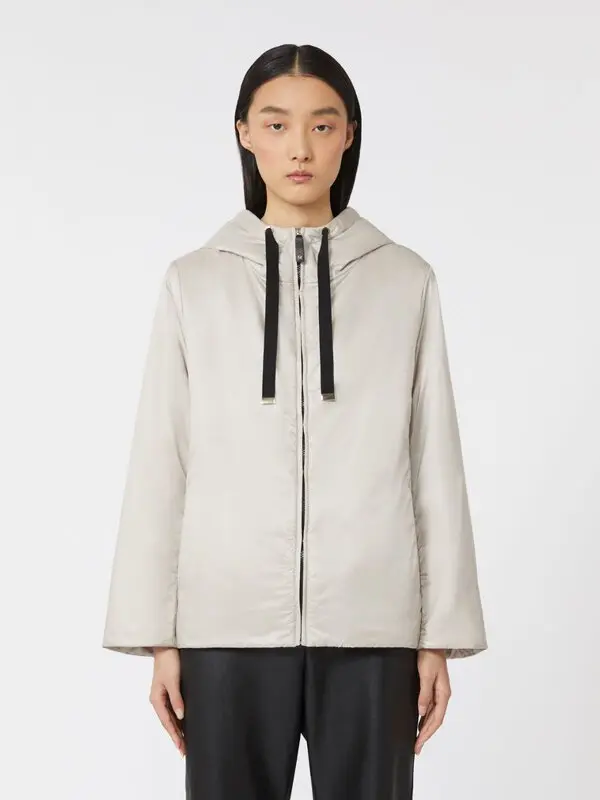 Max Mara Padded Water-repellent Hooded Jacket - Beige