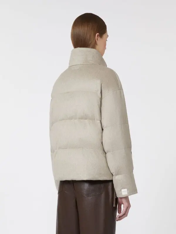 Max Mara Water-repellent Camel Down Jacket - Sand