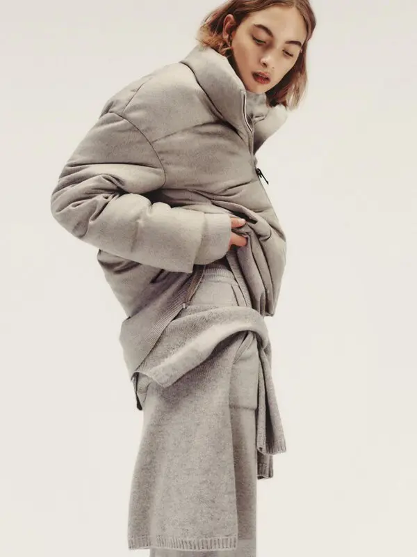 Max Mara Water-repellent Camel Down Jacket - Sand