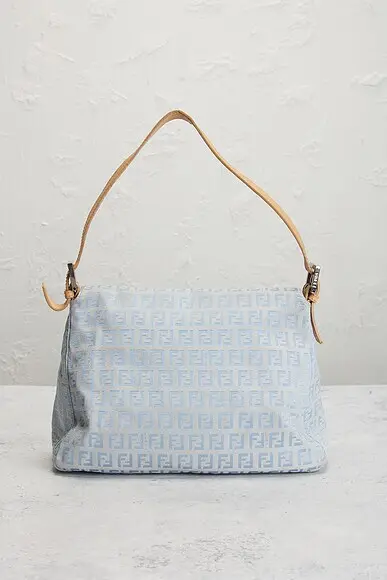 Fendi Zucchino Mama Baguette Shoulder Bag