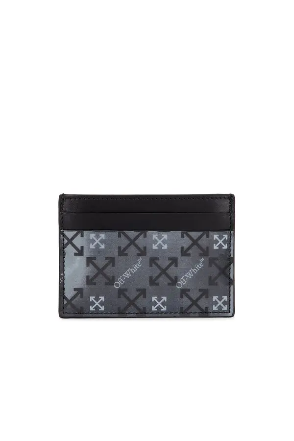Off-White Arrow Card Case In Black