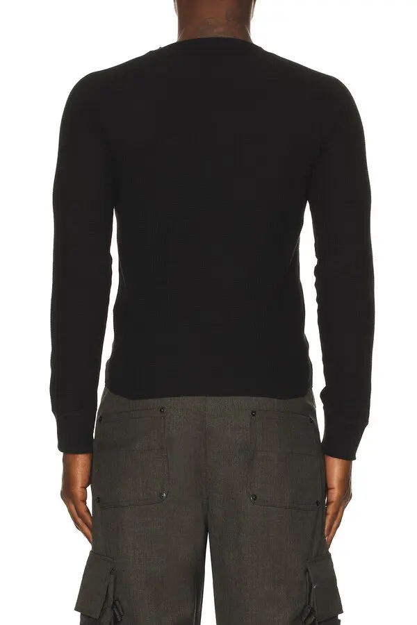 SPENCER BADU Red Layered Long Sleeve Tee