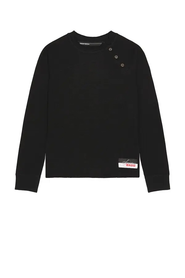 SPENCER BADU Red Layered Long Sleeve Tee