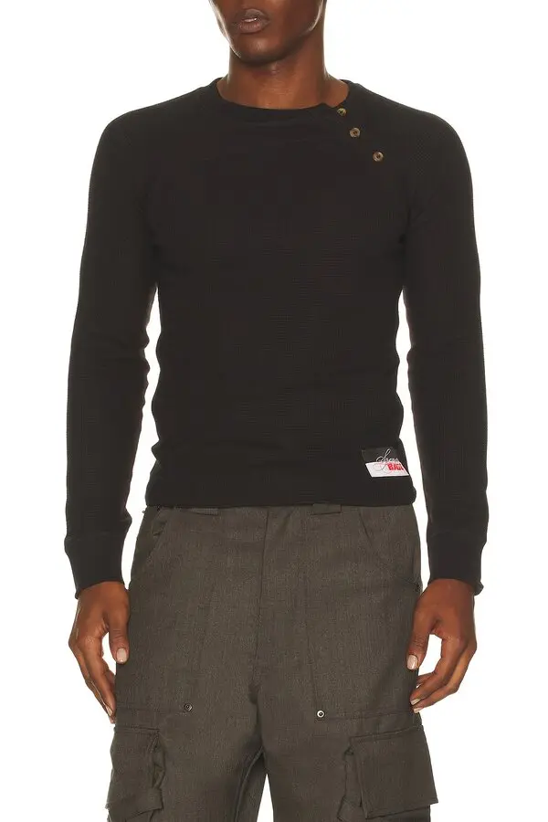 SPENCER BADU Red Layered Long Sleeve Tee