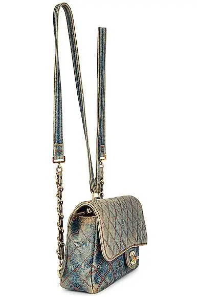 Chanel Vintage Flap Backpack Denim