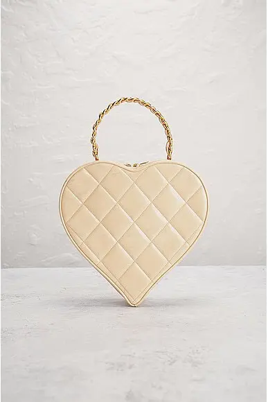 Chanel 1994 Patent Heart Vanity Bag