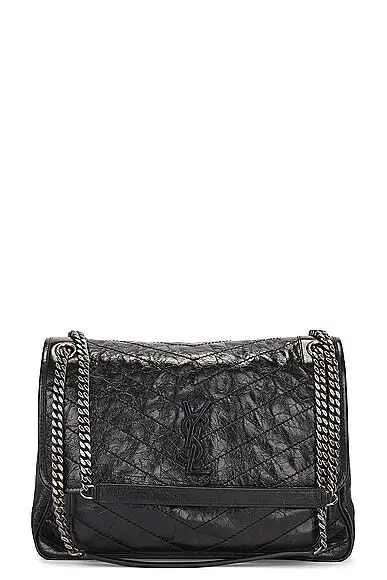 Saint Laurent Large Niki Chain Bag - Noir