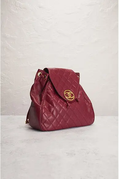 Chanel Caviar Drawstring Backpack