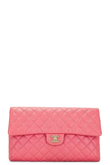 Chanel Caviar Classic Flap Clutch