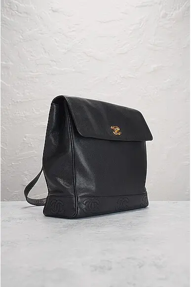 Chanel Caviar Triple Cc Shopper Tote Bag