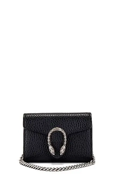 Gucci Dionysus Wallet On Chain - Black