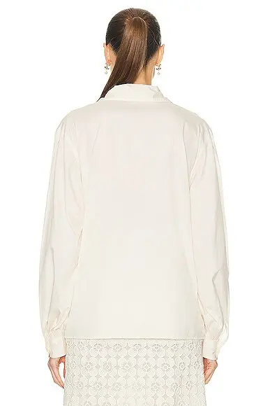 Chanel Balloon Sleeve Shirt