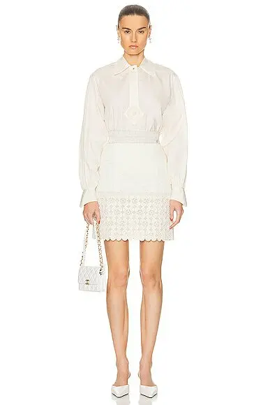 Chanel Balloon Sleeve Shirt