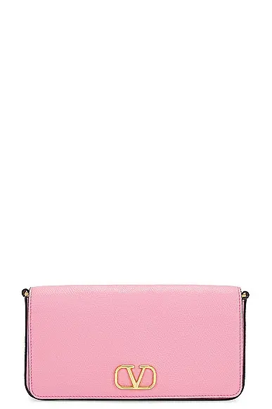 Valentino Garavani V Logo Signature Shoulder Bag - Candy Rose