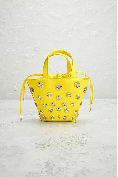 Amina Muaddi Lily Bucket Bag