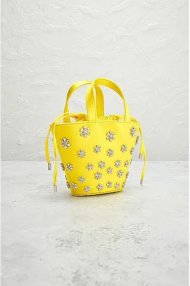 Amina Muaddi Lily Bucket Bag