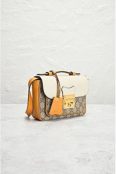 Gucci Padlock Shoulder Bag - Beige