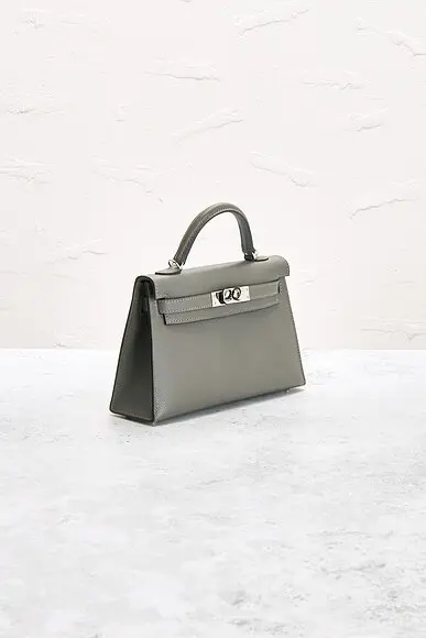 Hermès Epsom Kelly 20 Handbag - Gris Meyer