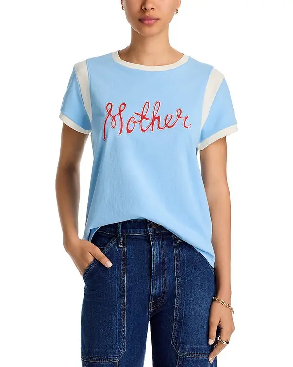 MOTHER The Boxie Goodie Inset Tee